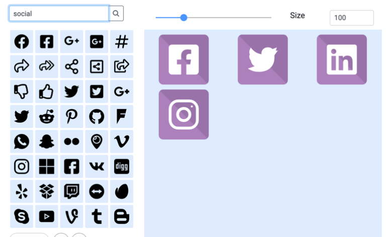 How to make custom Social Media icons for your website or mobile app ...
