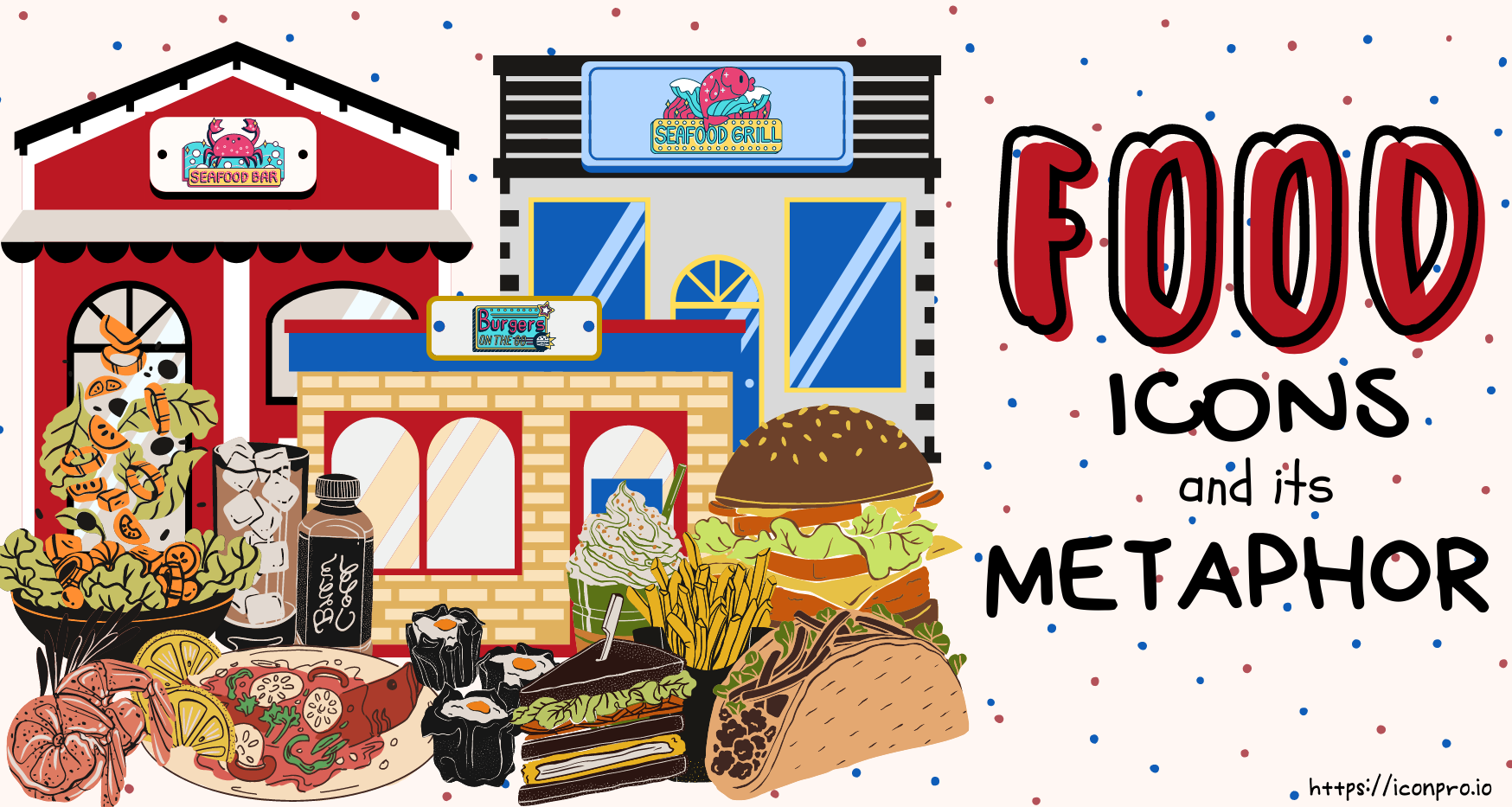 Food Icons and Its Metaphor - iconPRO