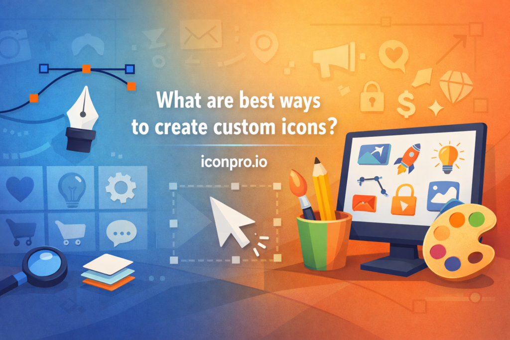 What are best ways to create custom icons? - iconPRO